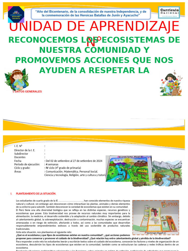 4TO UNIDAD DE APRENDIZAJE N°7 | PDF