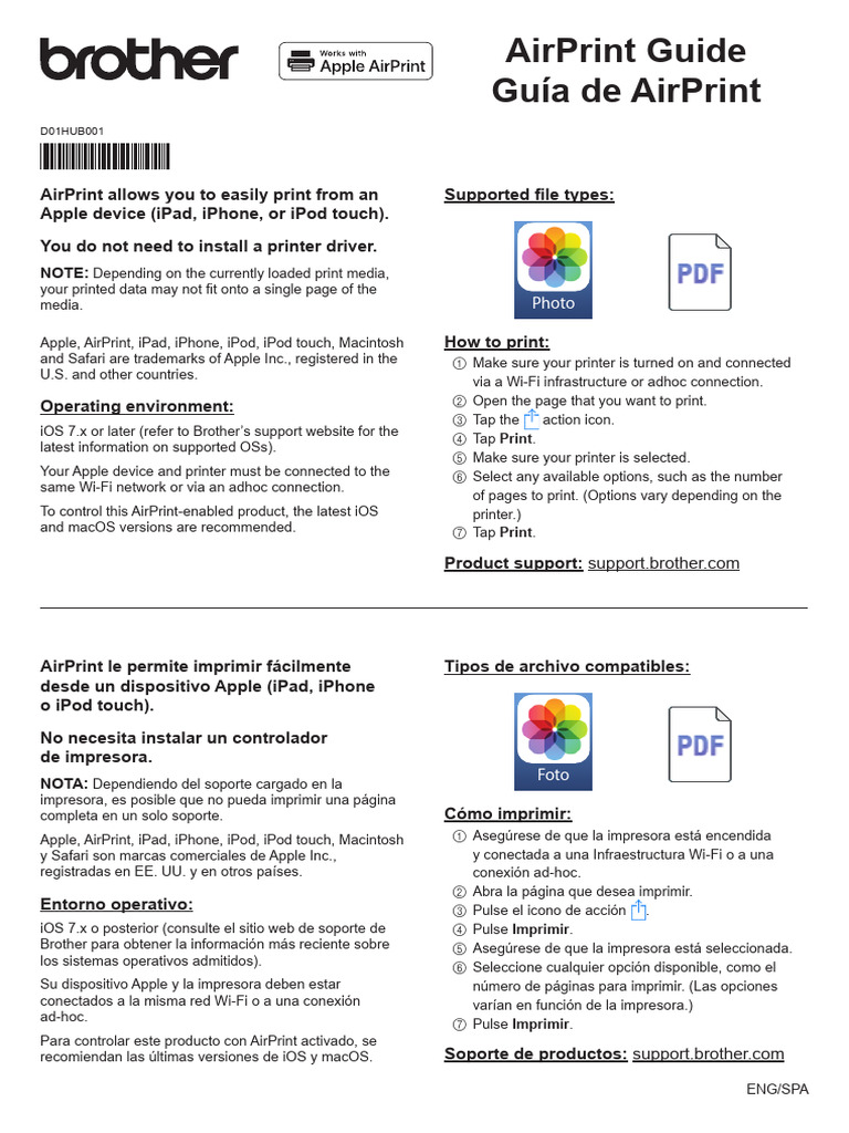 Airprint Uke Spa Por Rus Insertion D01hub001 | PDF