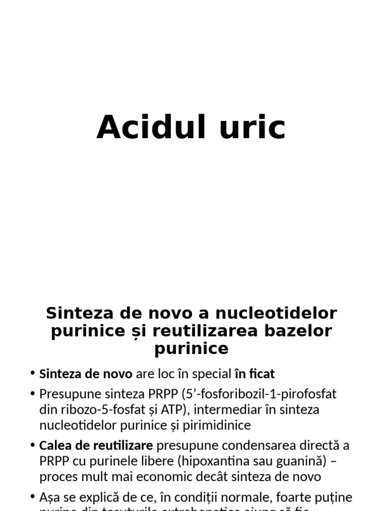 Acidul Uric | PDF