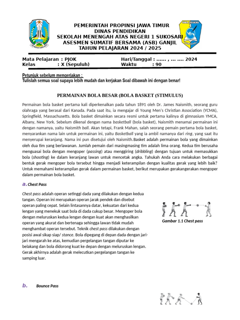 Soal ASB Kelas X | PDF