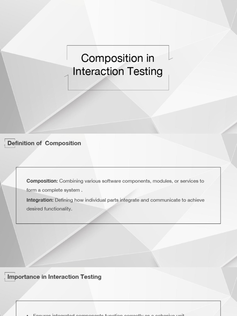 ST - Composition | PDF