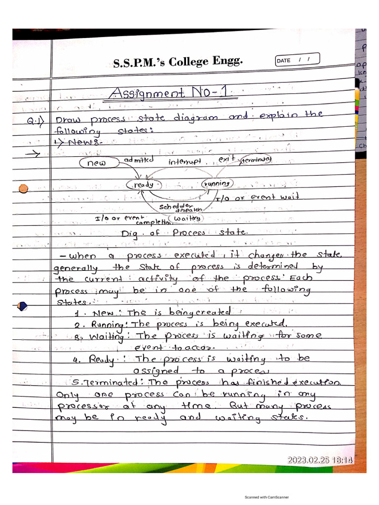 OS Assignment 01 | PDF