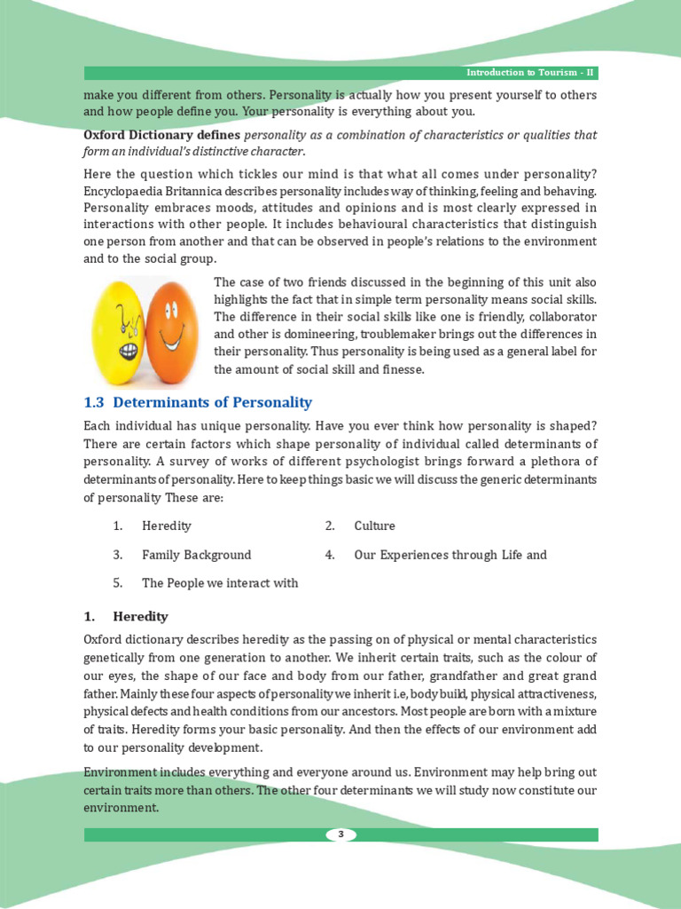 406 Introduction To Tourism II Class X - Textbook | PDF