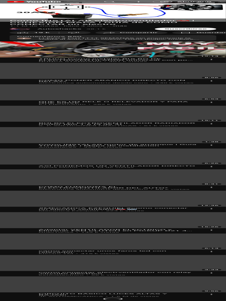 Como INSTALAR Electroventilador? CONEXION MAPA GUIA de COMO CONECTAR Un Electro - YouTube | PDF