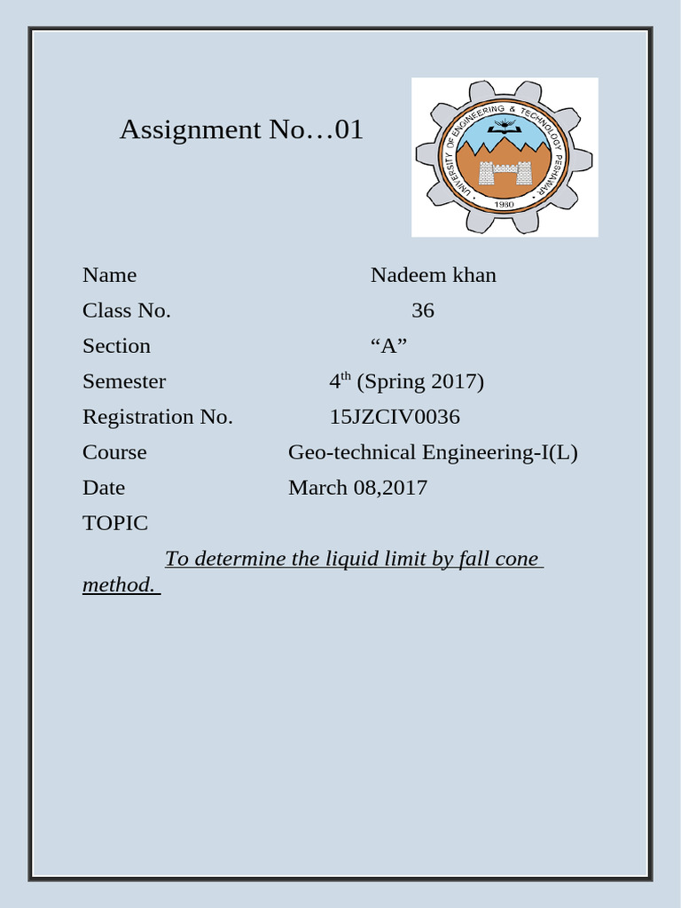 Assignment No 1 | PDF