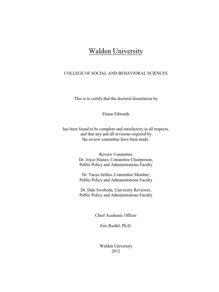 Walden University | PDF