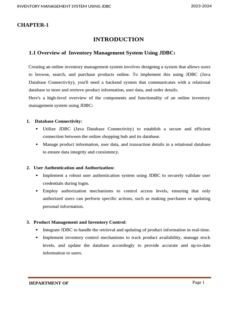 Inventory Management System | PDF