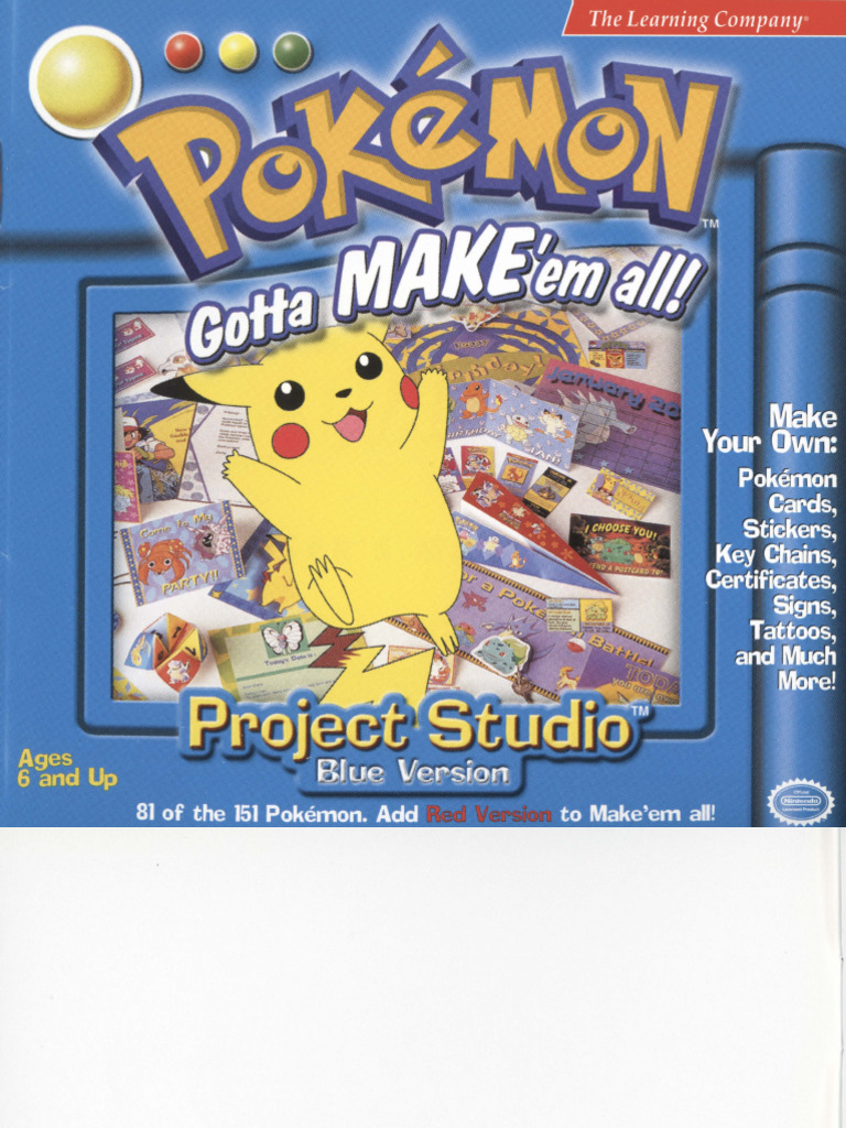 Pokemon Project Studio Blue (PC Windows) (English) | PDF