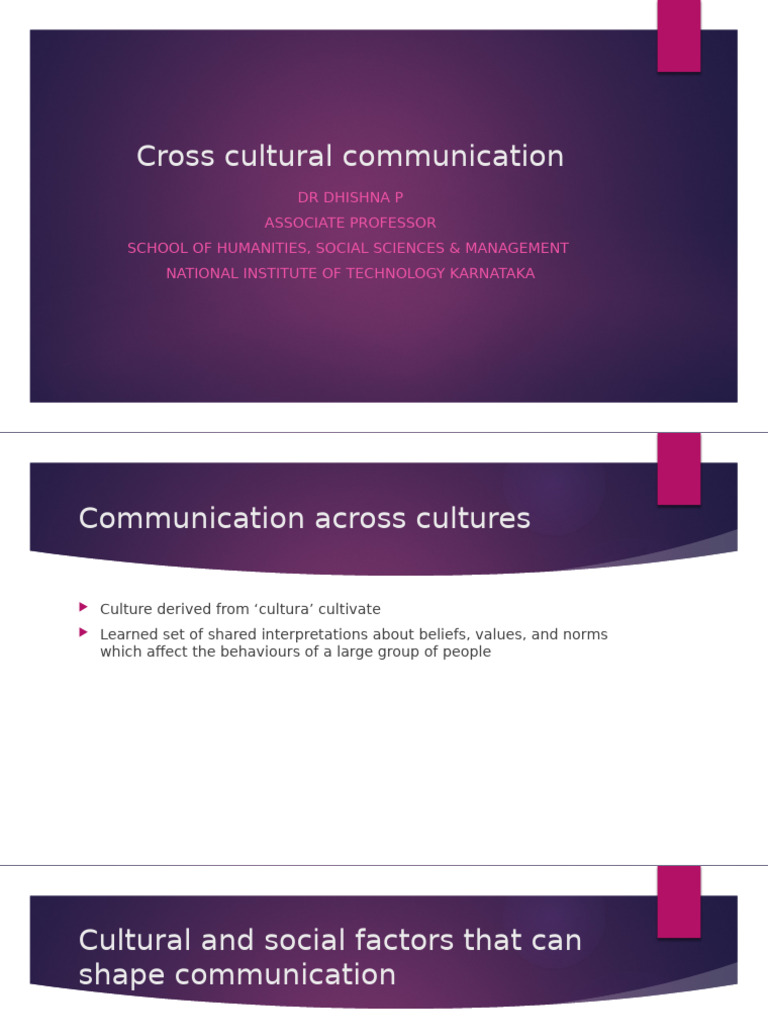 Communication Across Cultures | PDF