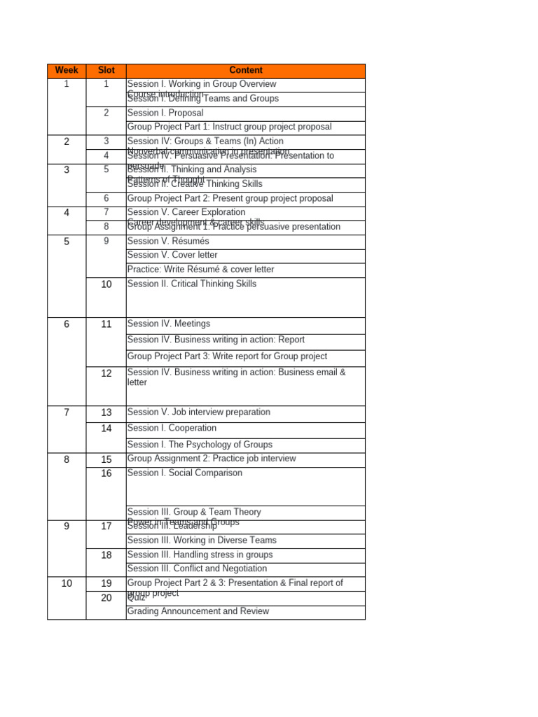 (Fall24) Syllabus - SSG104 | PDF