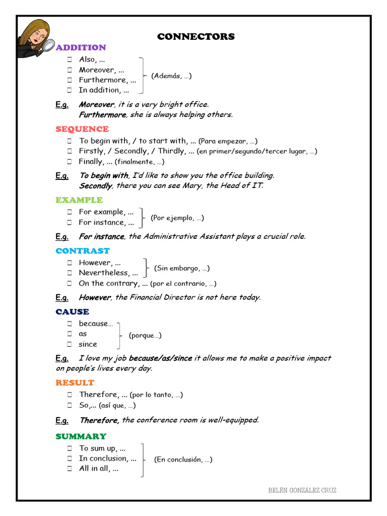 Connectors Handout | PDF