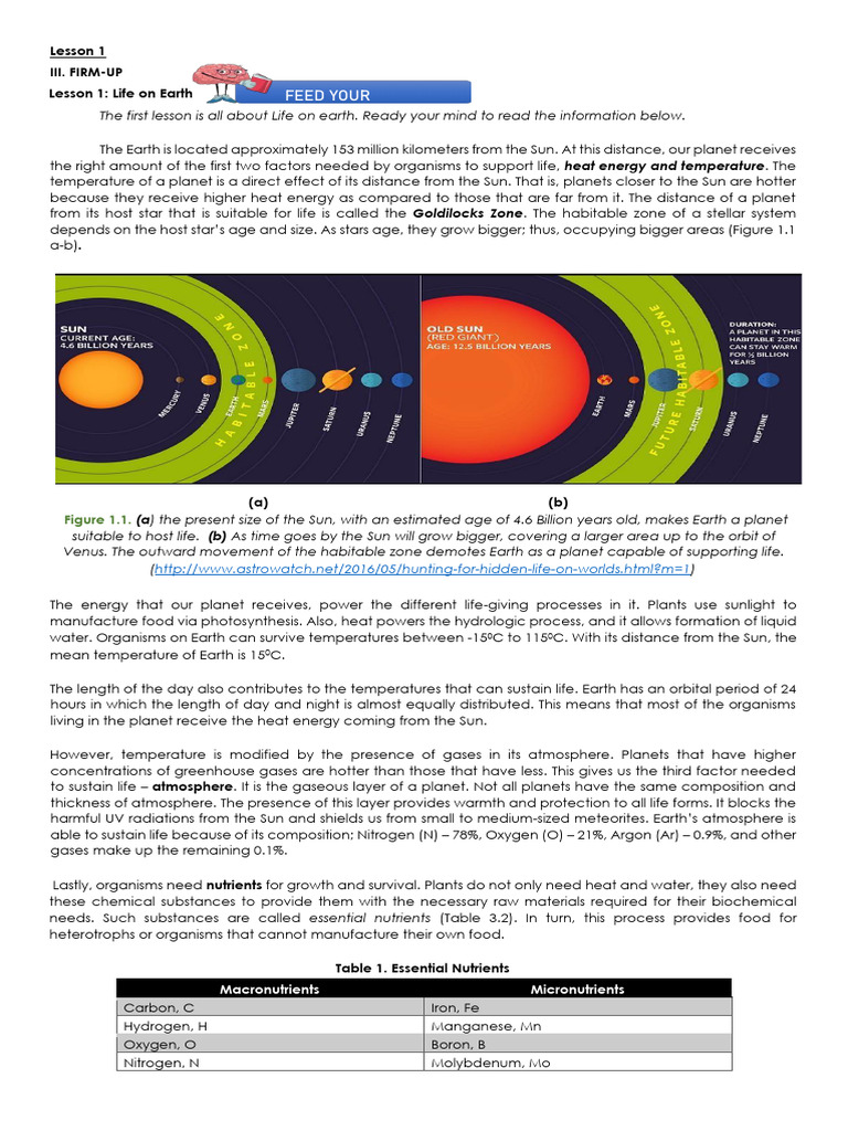 Reviewer - EARTH AND LIFE SCIENCE | PDF