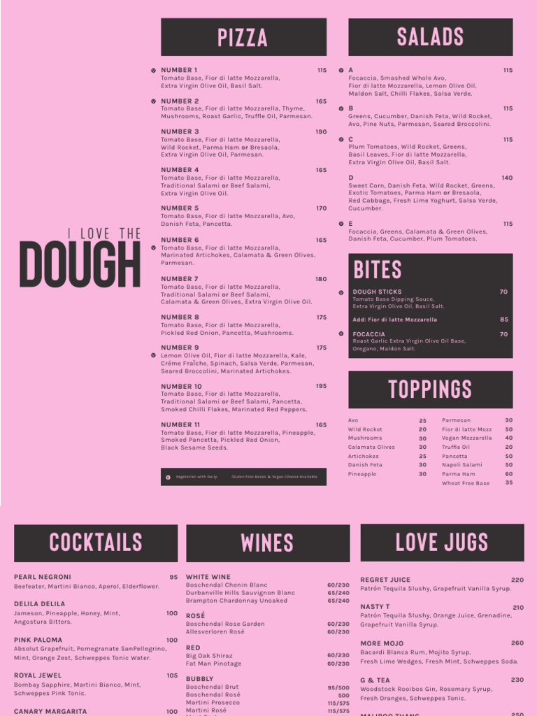 CT Menu Digital Pink | PDF