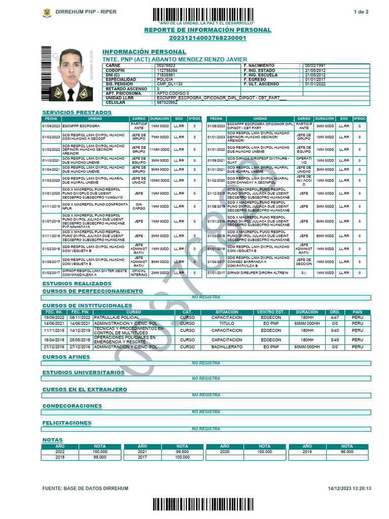 Riper 1 | PDF