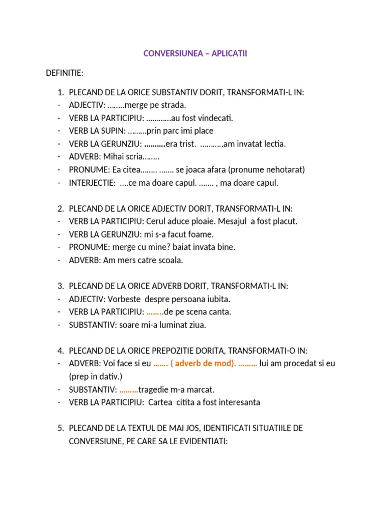 Aplicatii - Conversiune | PDF