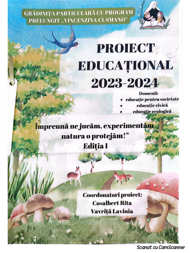 Proiect Educational Natura o Protejam | PDF
