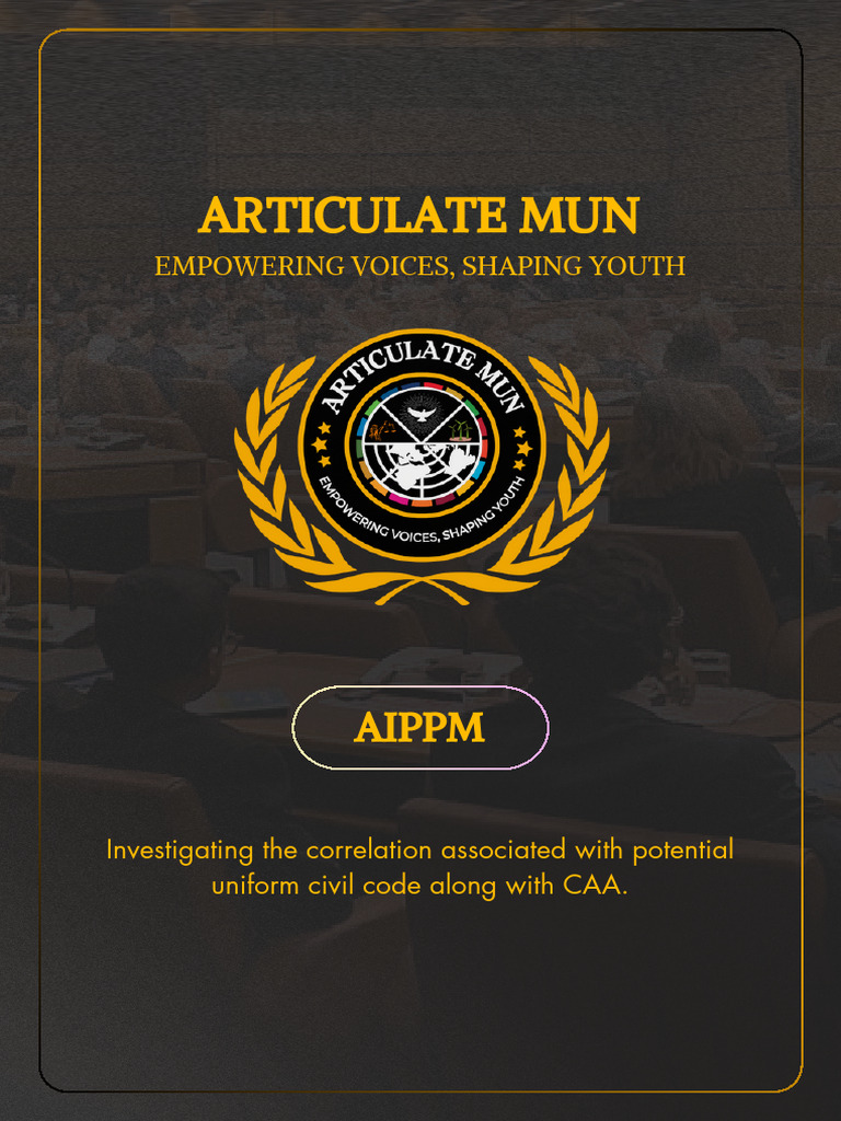 Background Guide AIPPM | PDF