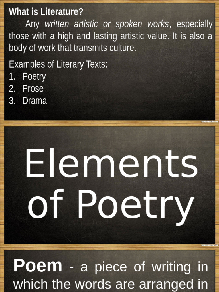 Elements of Poetry Form Rhymes and Rhythm | PDF