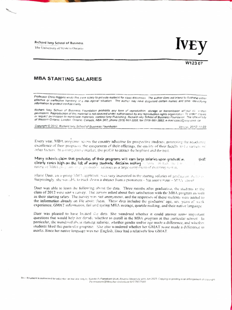 Statistics Case Study | PDF Statistics Case Study | PDF
