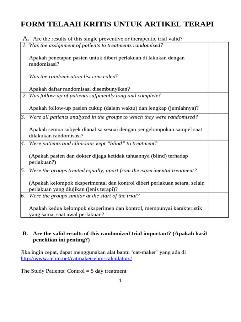 FORM Appriasal Jurnal Terapi | PDF