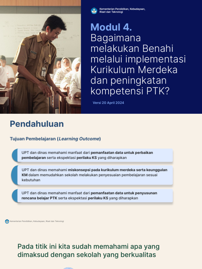 Modul 4 - Bagaimana Cara Melakukan Benahi Perencanaan | PDF