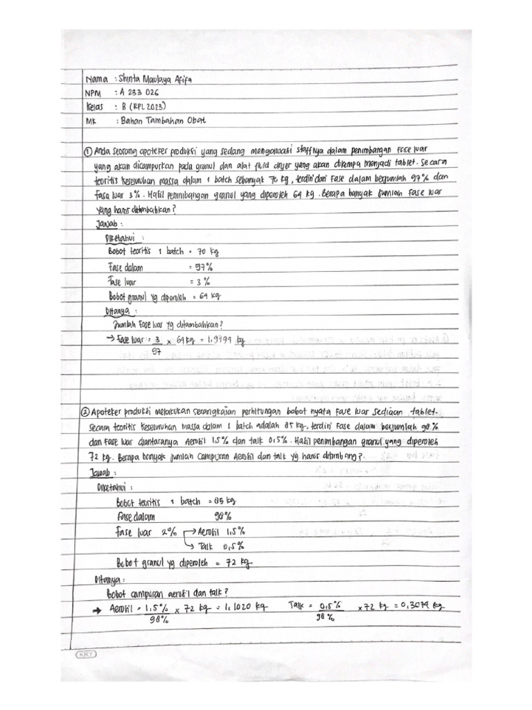 A 233 026 - Shinta Maulaya Afifa - Tugas 1 | PDF