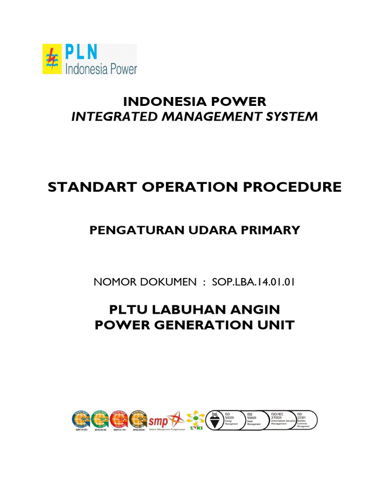 IK Pengaturan Udara Primary Rev2 | PDF
