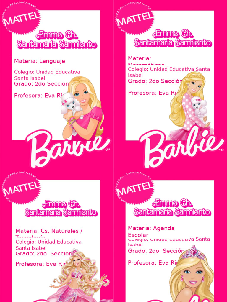 Portadas Barbie | PDF