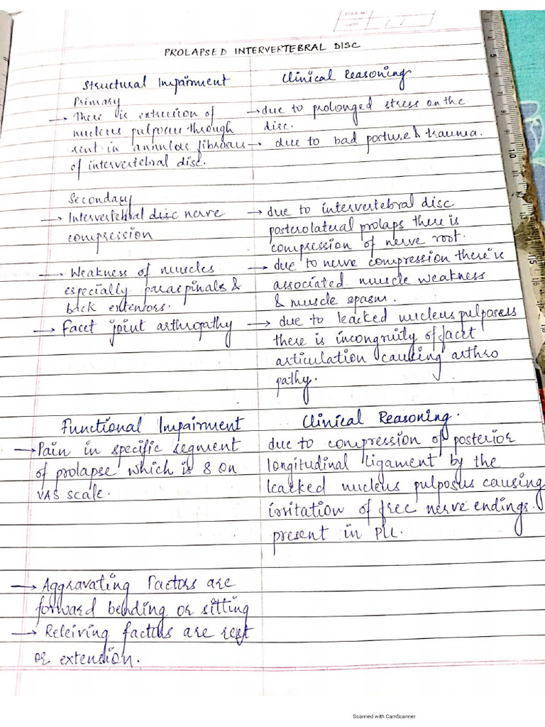 Icf of Above Mentioned Conditions | PDF
