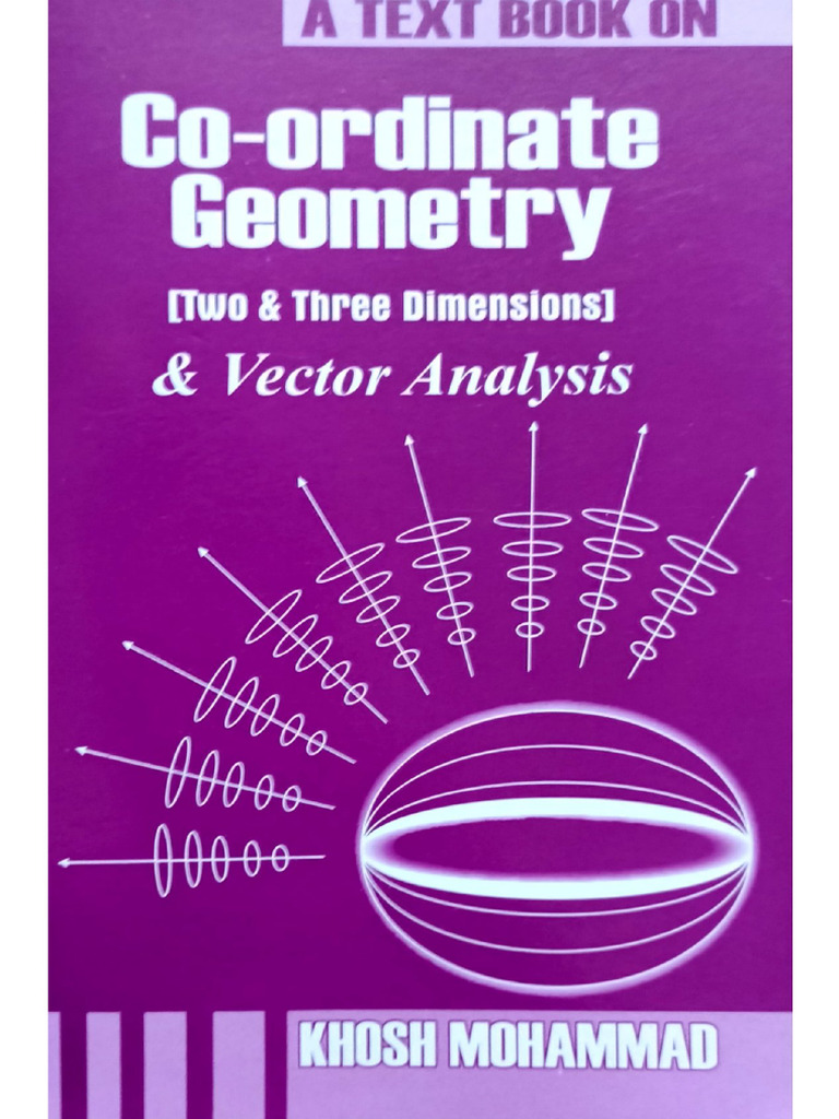 A Text Book On Coordinate Geometry and V | PDF