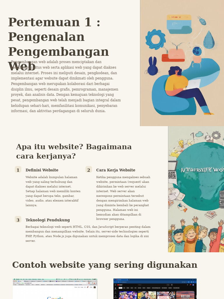 Pertemuan 1 - Pengenalan Pengembangan Web | PDF