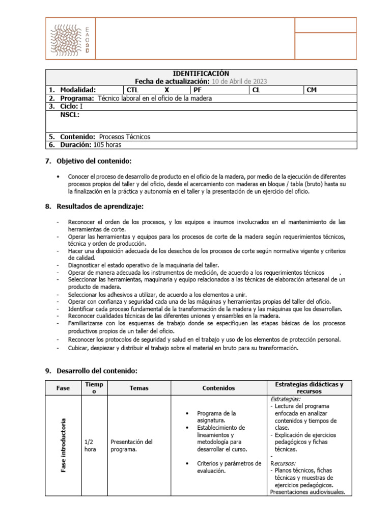 Procesos Tecnicos Pdf