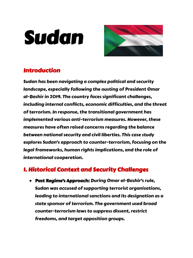 Research On Sudan | PDF