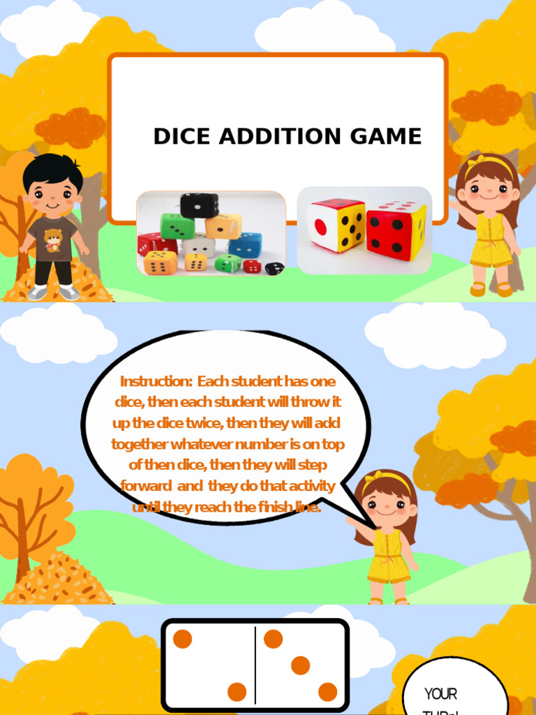 Dice Addition GAME | PDF