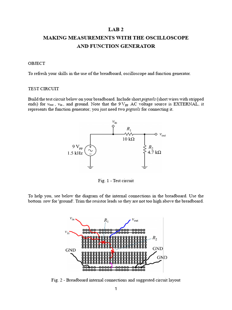 Analogue Lab 2 (A6) | PDF