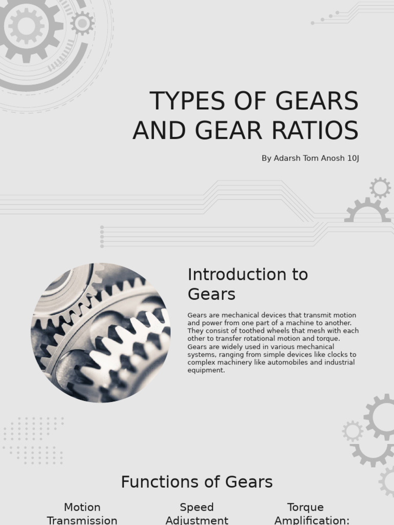 Gears | PDF