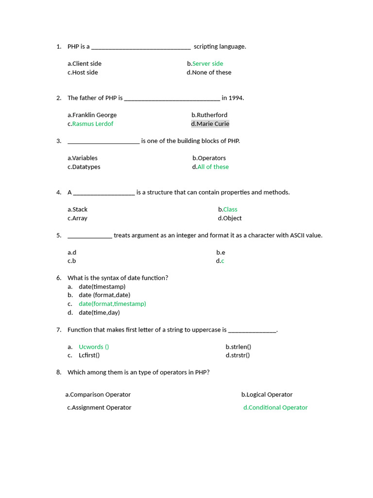PHP Assignment | PDF