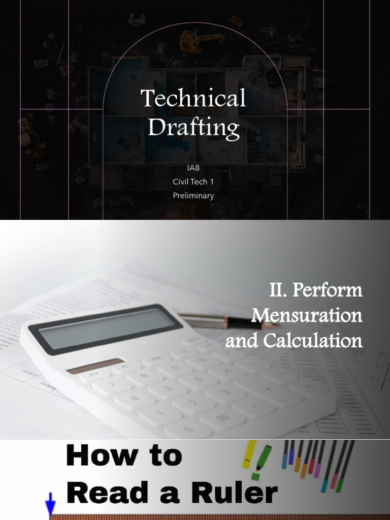 IA7 Civil Tech1 Prelim Technical Drafting L2 Perform Mensuration and Calculation | PDF