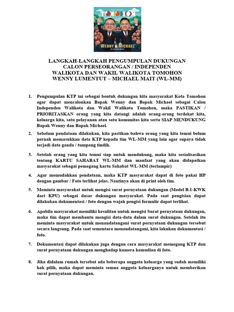 SOP Pengumpulan Data KTP 2 | PDF