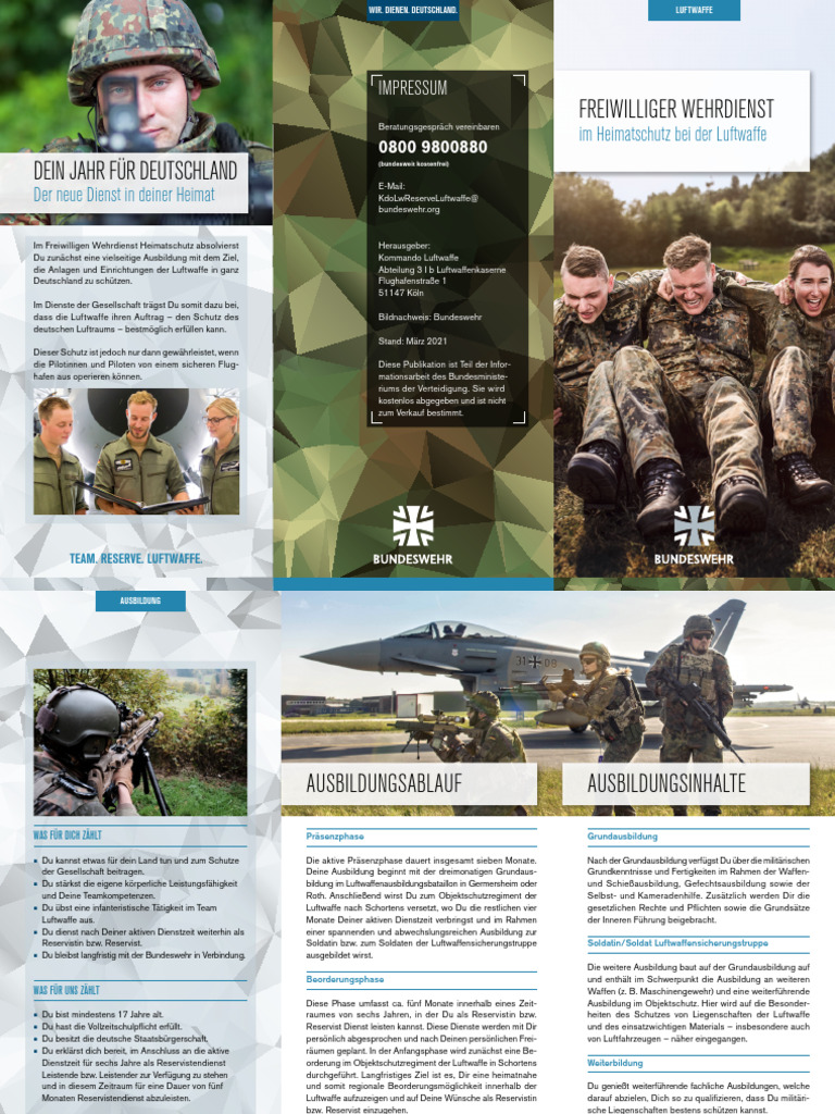 Flyer Luftwaffe FWD HS | PDF