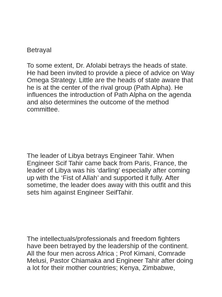 Betrayal | PDF