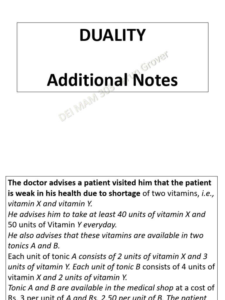 Duality 2 Additional | PDF