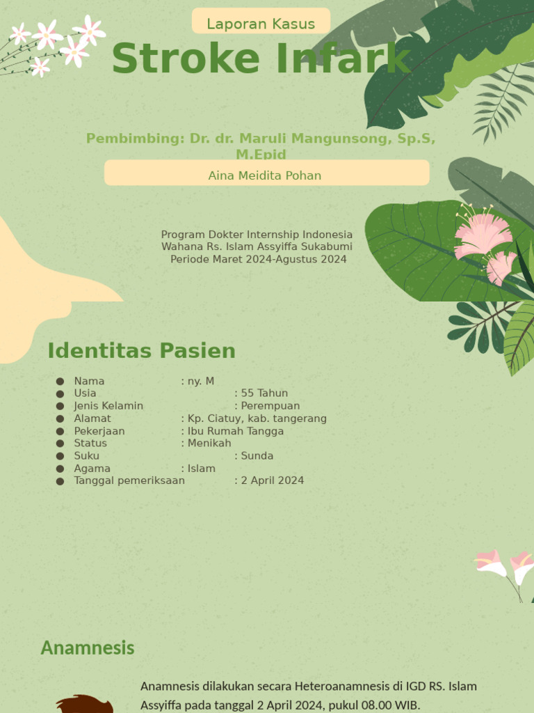 Laporan Kasus Stroke | PDF