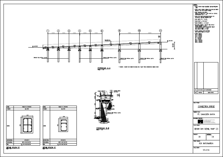 CB - sr-01 - Denah Dan Detail Ramp-Sr (1a) | PDF