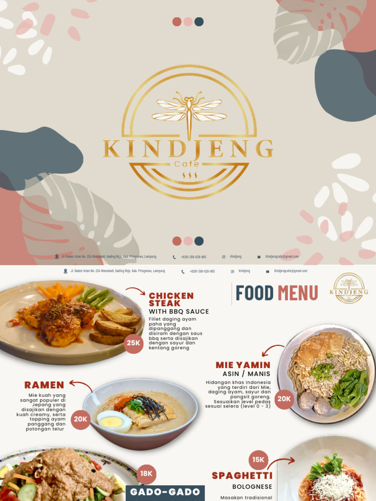 Menu Kindjeng | PDF