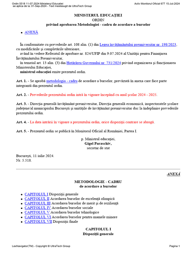 Ordin 5518 11 07 2024 | PDF