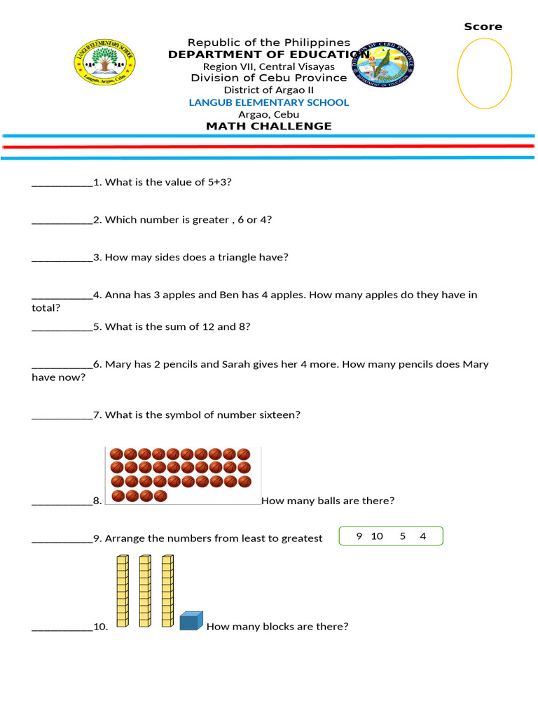Math Challenge | PDF
