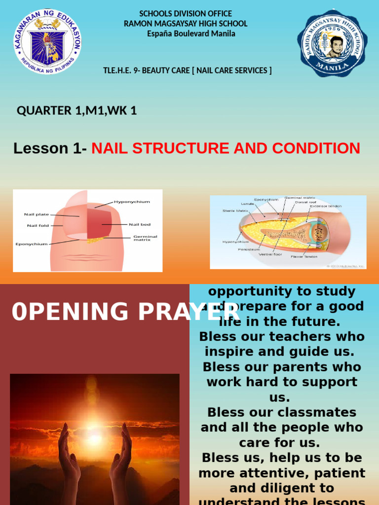 A q1m 1week 1 Nail Structure and Diseases | PDF