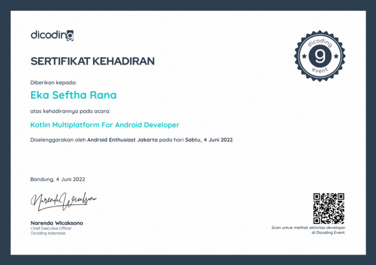 Kotlin Multiplatform For Android Developer Certificate Pdf
