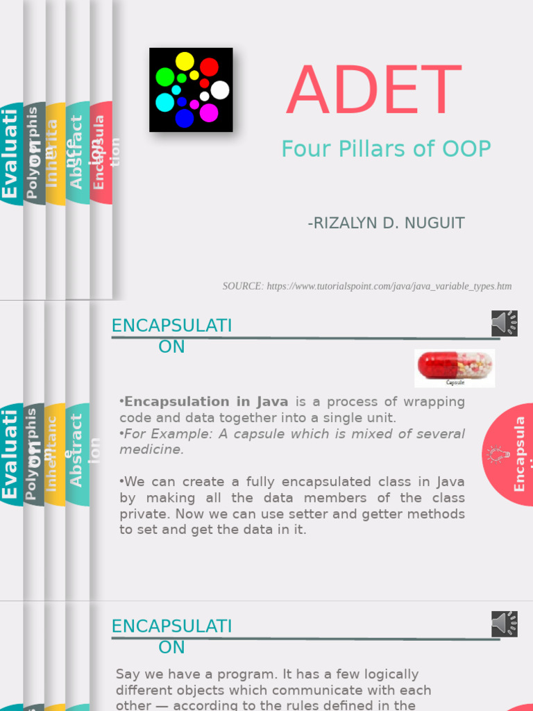 4 Pillars of Object Oriented Programming | PDF